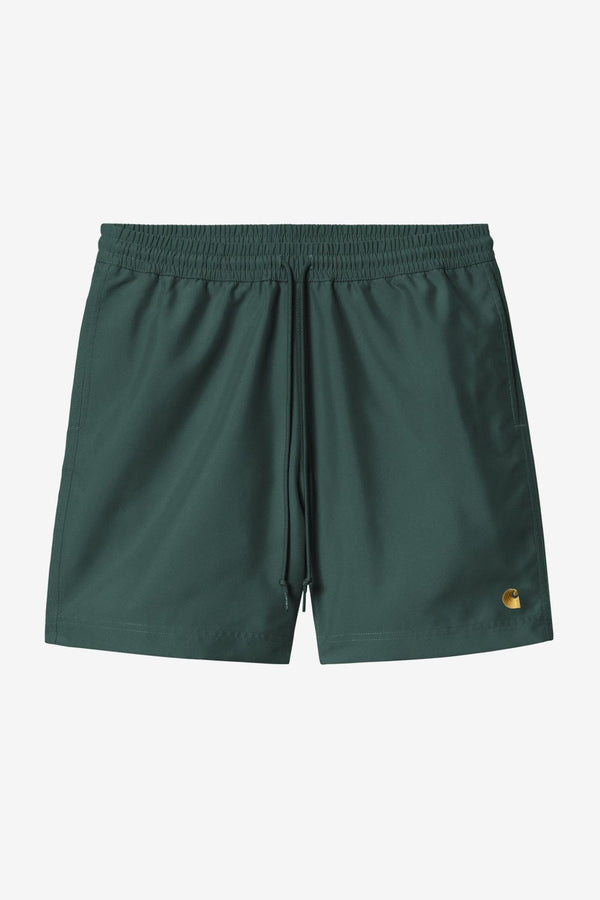 Carhartt WIP Chase Swim Trunks (Dark Fir/Gold) - Commonwealth