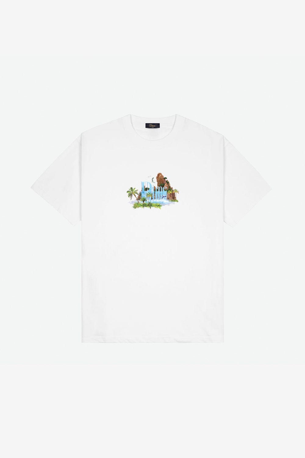 Dime Classic Waterfall Tee (White) - Commonwealth
