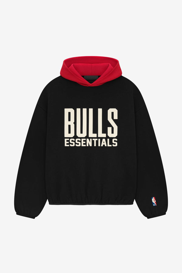 ESSENTIALS Essentials Bulls Hoodie (Black/Red) - Commonwealth
