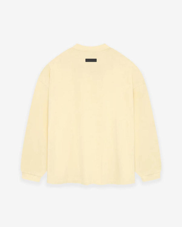ESSENTIALS Tab Long Sleeve Tee (Garden Yellow) - Commonwealth