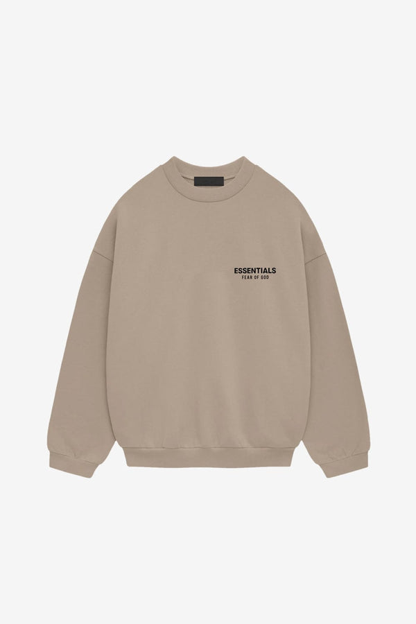 Fear Of God ESSENTIALS Core Fleece Crewneck (Desert Sand) - Commonwealth