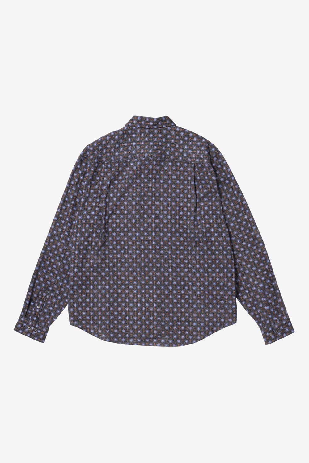 vowels Floral Dobby Shirt (Blue) - Commonwealth