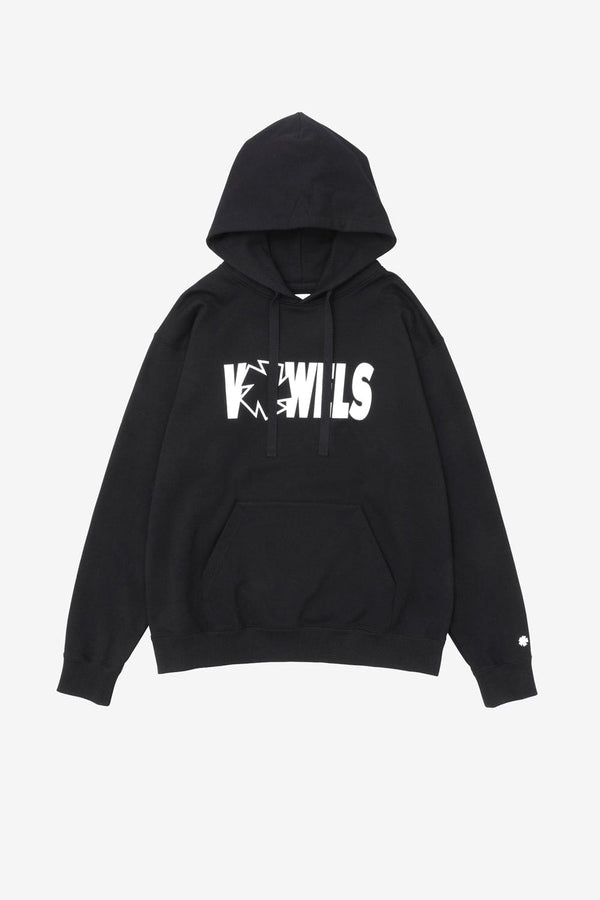 vowels Icon Spell Out Hoodie (Black) - Commonwealth